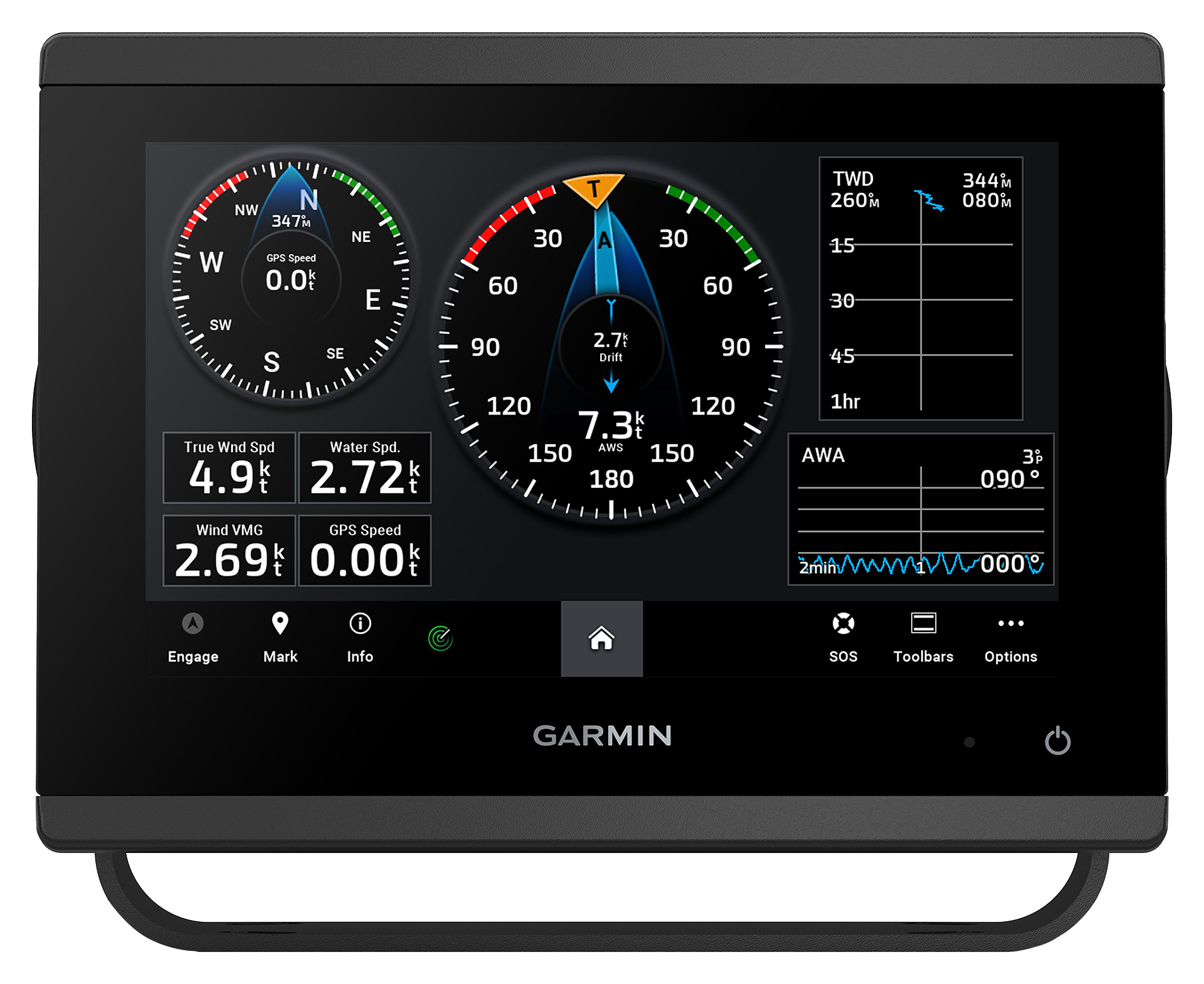 Garmin GPSMAP 743 7" Chartplotter with Garmin Navionics+ Mapping | Bass ...